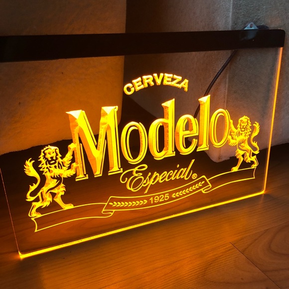 Other | Modelo Especial Led Neon Light Sign 8x12 | Poshmark